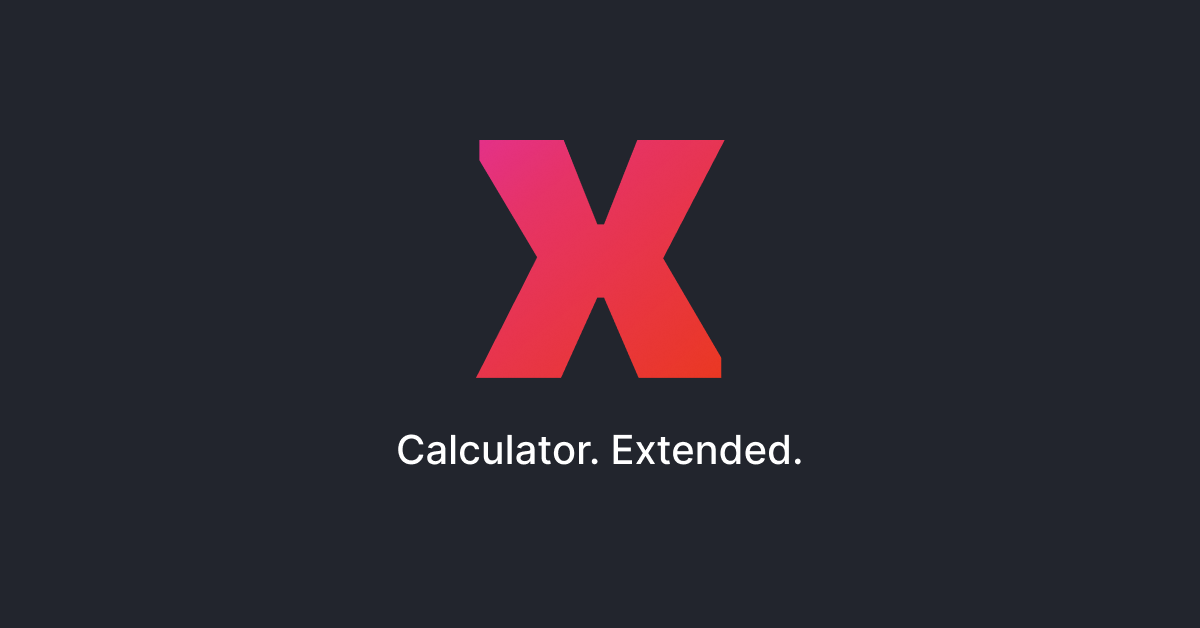 XCalc | An Extended Calculator